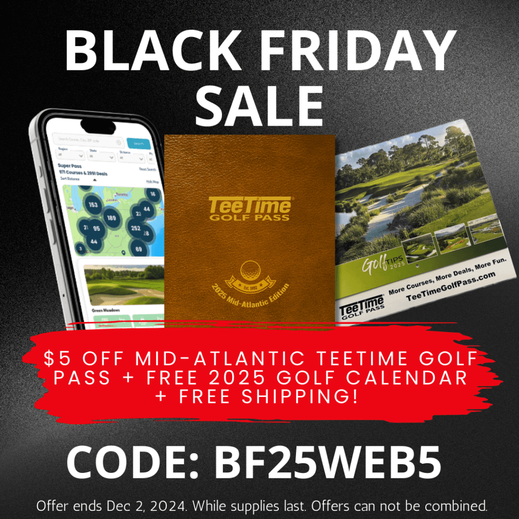 Mid-Atlantic TeeTime Golf Pass - Golf Deals, Tee Time Discounts